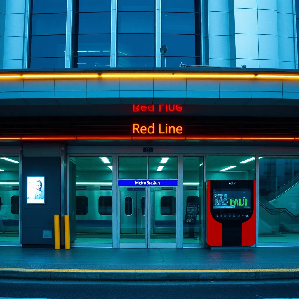 Navigating the Red Line Metro Stations in Dubai