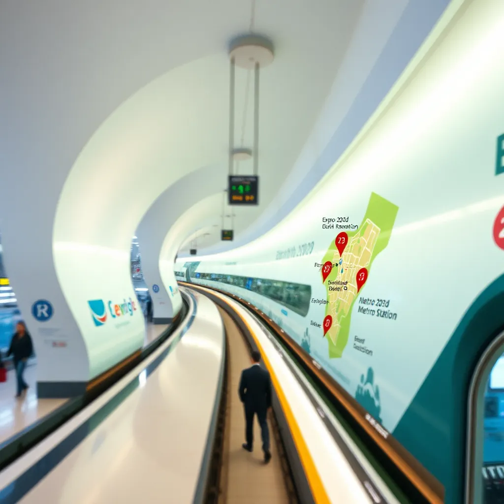 Understanding the Expo 2020 Metro Station Map in Dubai